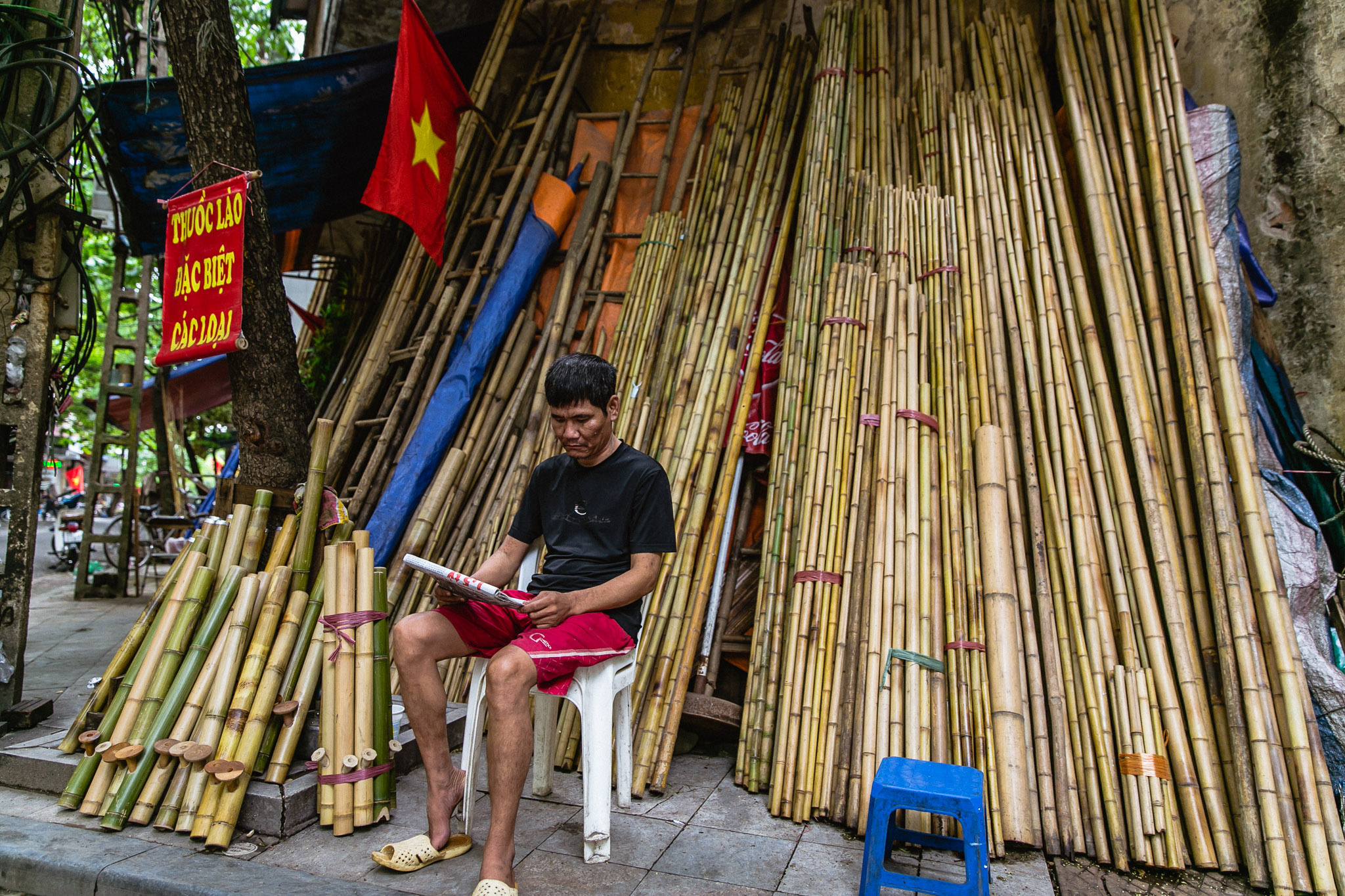 Bamboo Pipes of Hanoi, Vietnam